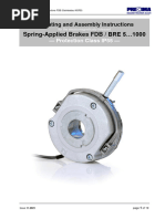 Precima FDB Spring Loaded Brakes | PDF | Brake | Electric Motor