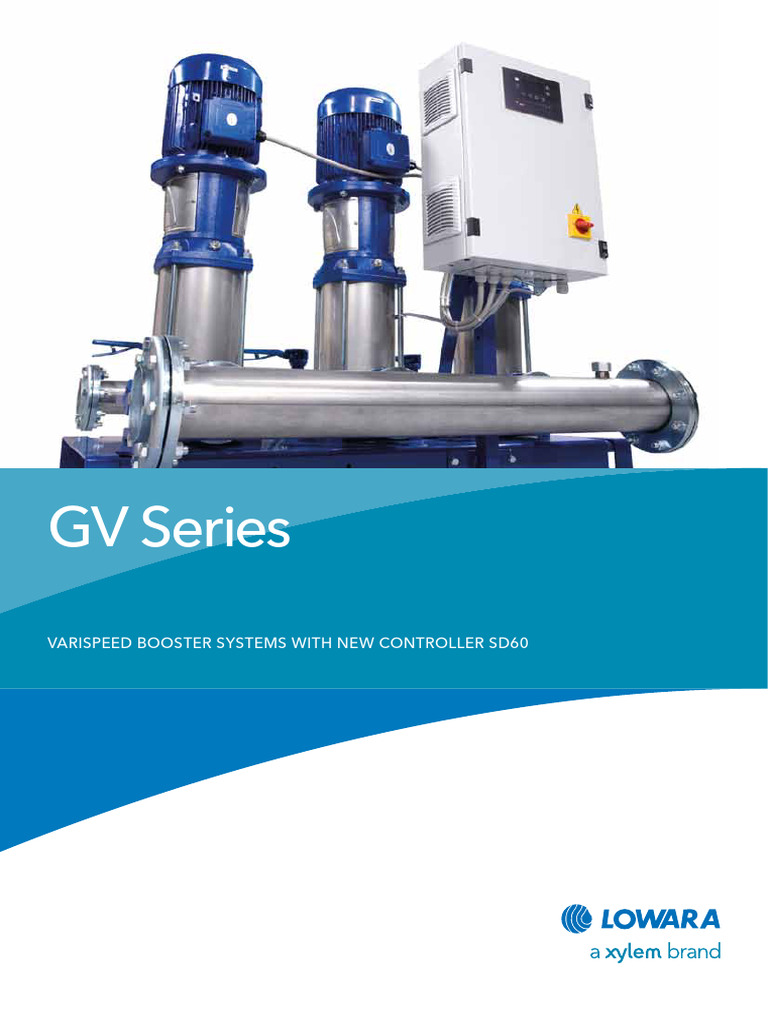 GV variable speed booster | PDF | Pump | Irrigation