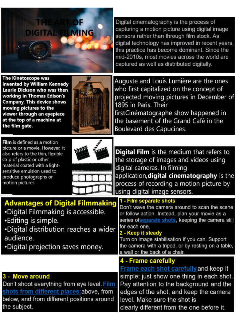 The Art of Digital Filming | PDF