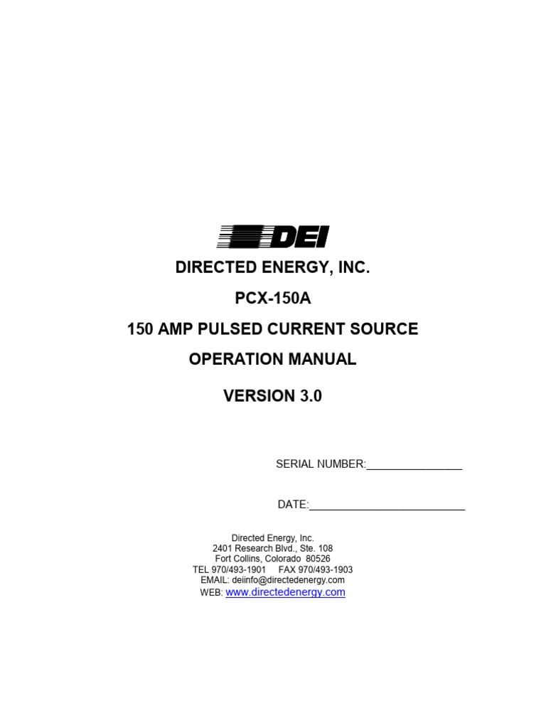 PCX-150A Manual | Download Free PDF | Power Supply | Capacitor