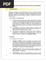 Revised CGTMSE Annual Guarantee Fees | PDF