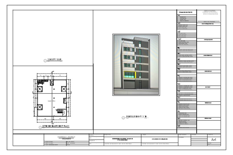 5 Storey Building With Roofdeck - Revised - A1 | PDF | Buildings And ...