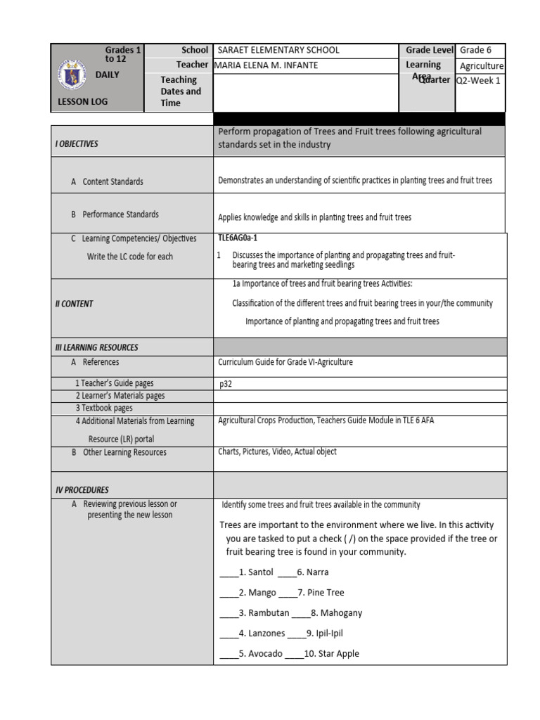 COT Importance of Trees | PDF | Learning | Trees