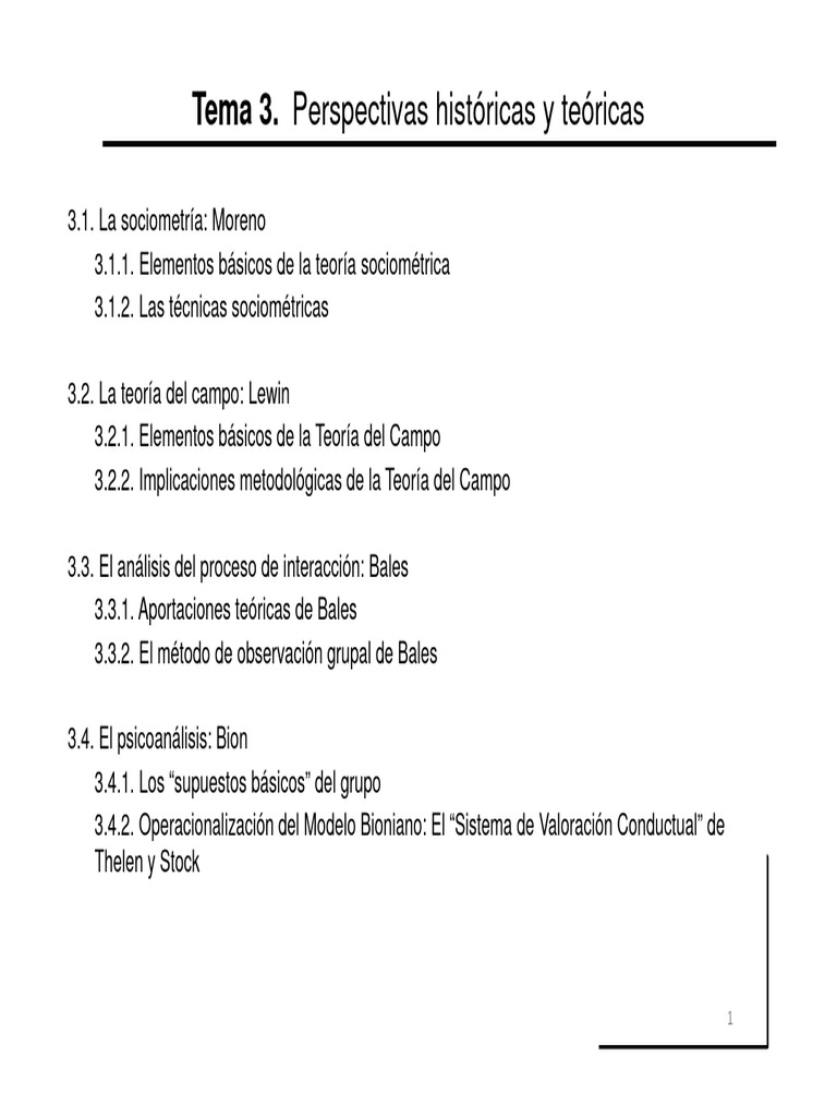 Presentación Tema 3 | PDF | Comportamiento | Sicología