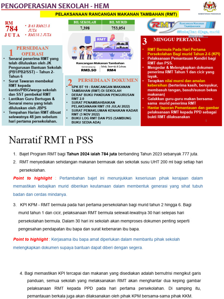 03 Narratif RMT by KPM - 05032024 | PDF