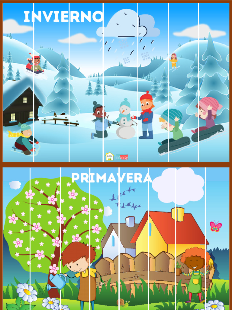 ROMPECABEZAS ESTACIONES | PDF