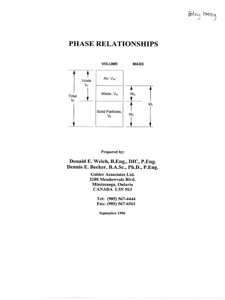 Phase Relationships - Welch | PDF