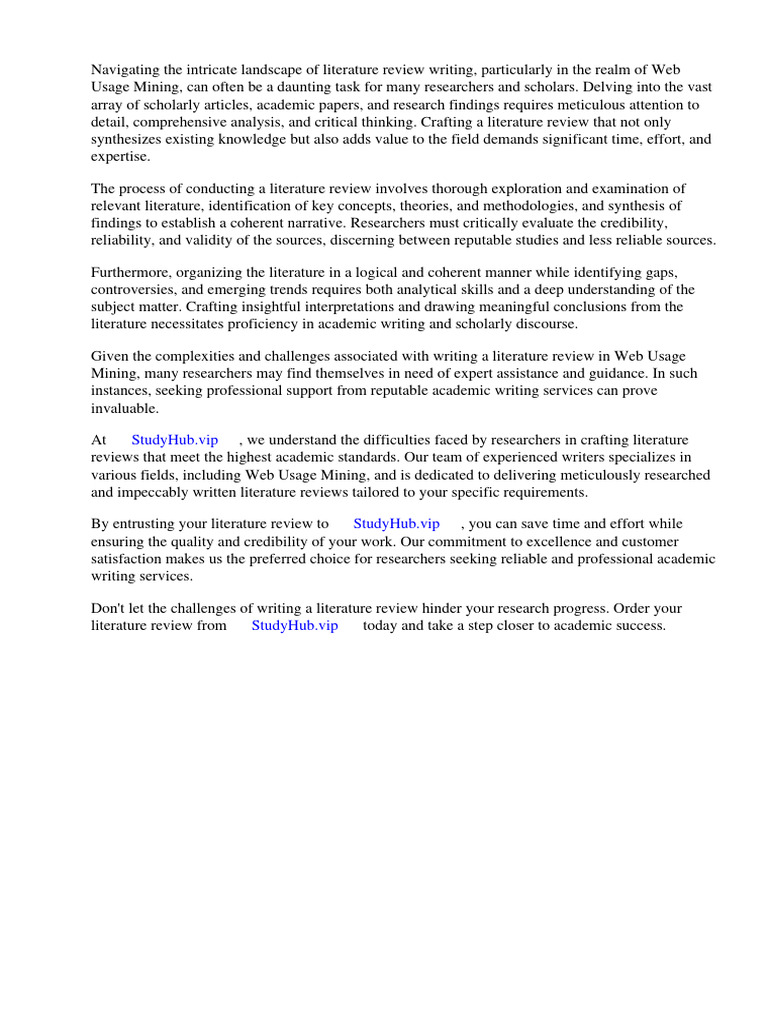 Web Usage Mining Literature Review Pdf World Wide Web Internet And Web