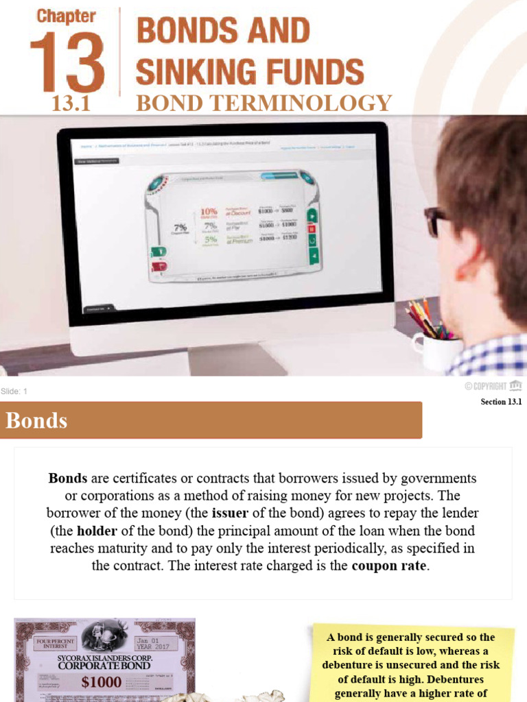 MBF 4E 13 01 Bond - Terminology | PDF | Bonds (Finance) | Interest