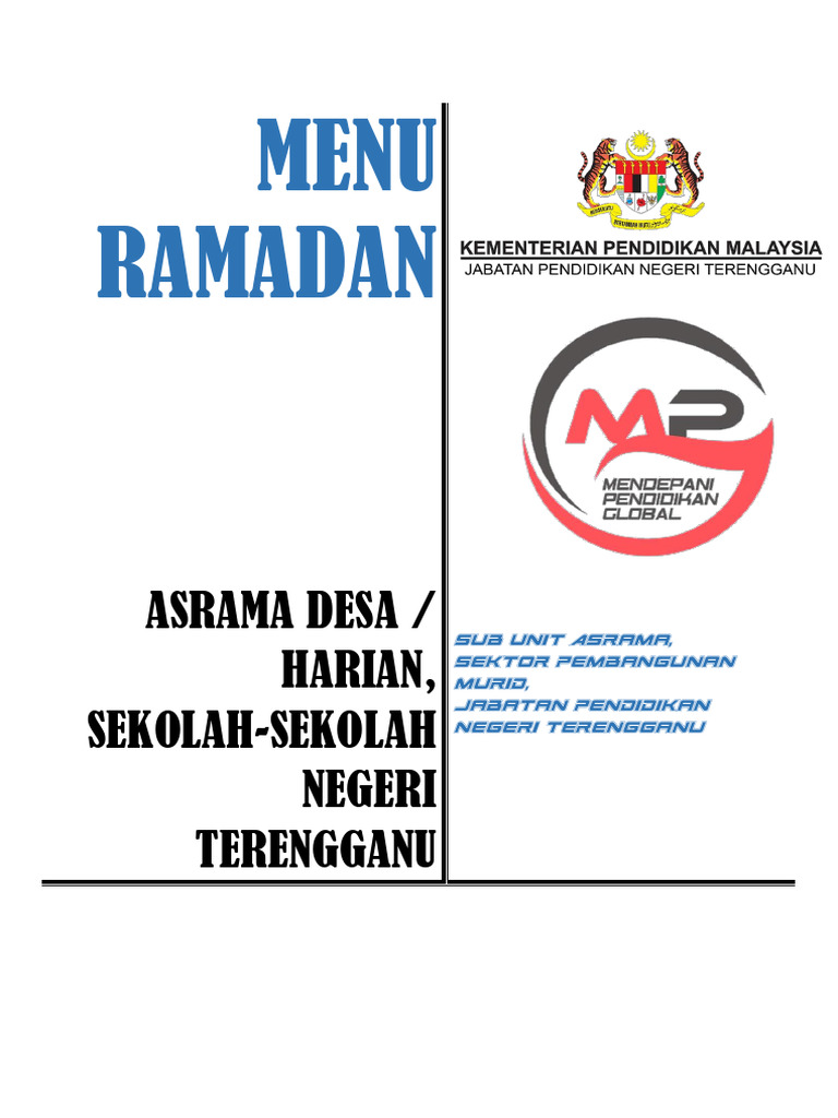 Cadangan Menu Ramadan JPNT-1 | PDF