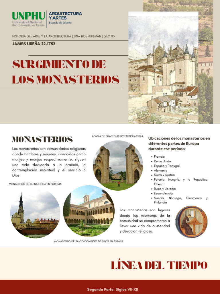 Surgimiento de los Monasterios | PDF | Monasterio | Iglesia (edificio)