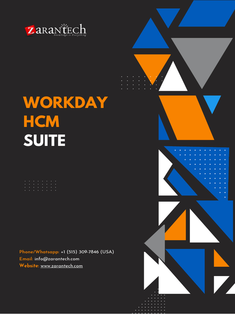 WORKDAY HCM Suite | PDF | Human Resource Management | Analytics