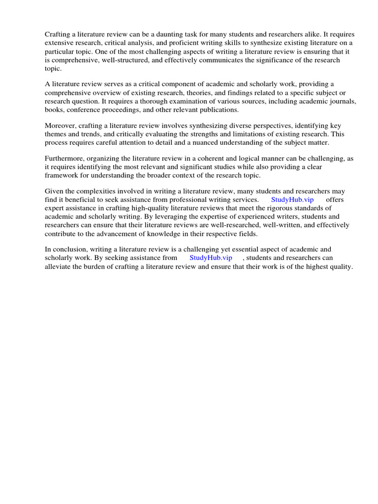 Conclusion Literature Review Example | PDF | Systematic Review ... Conclusion Literature Review Example | PDF | Systematic Review ...