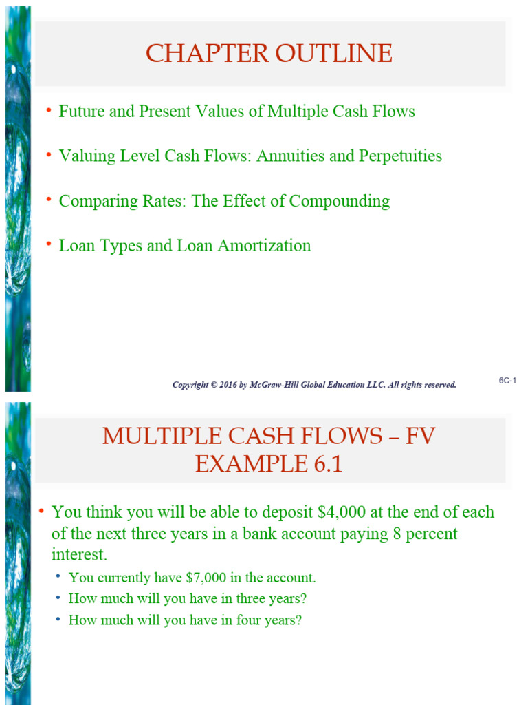 Chapter 6 (Spring 2016) | PDF | Present Value | Interest
