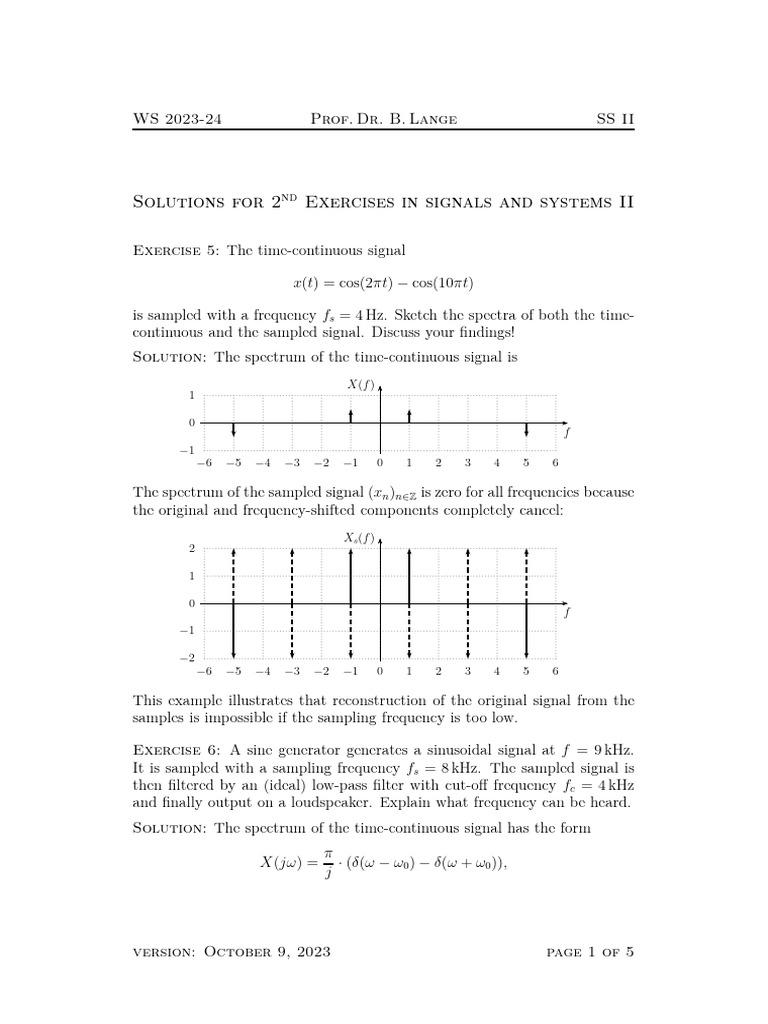 Exercises_2_with_solutions | PDF | Spectral Density | Information And ... Exercises_2_with_solutions | PDF | Spectral Density | Information And ...