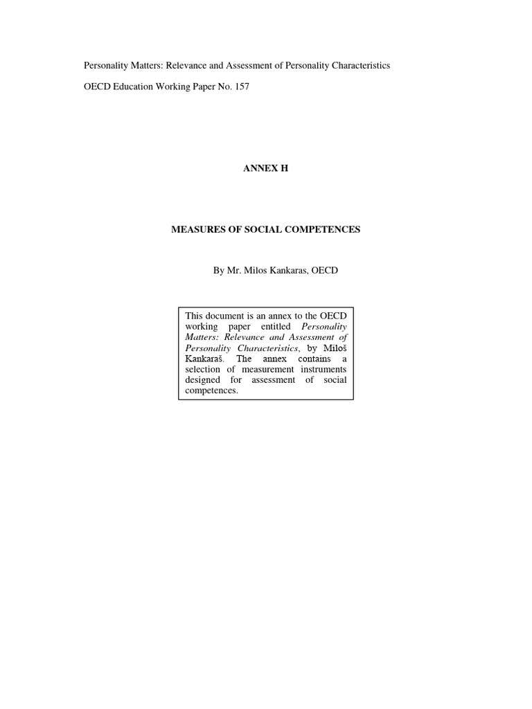 Tromso Social Intelligence Scale | Download Free PDF | Psychology ...