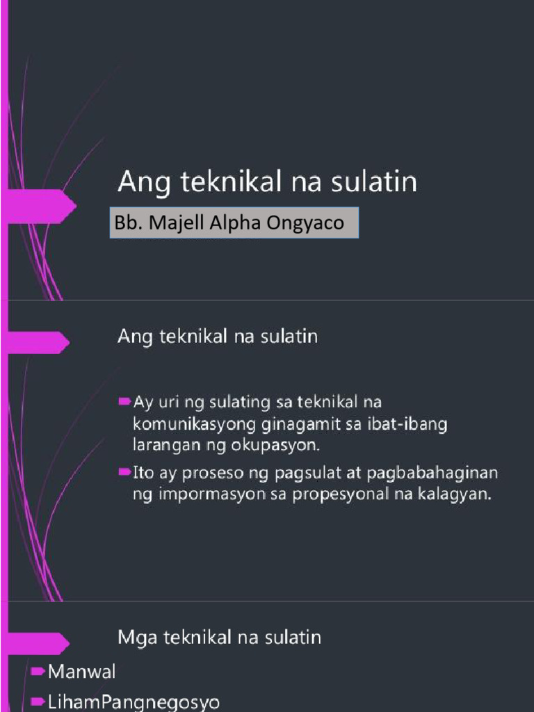 Sulating Teknikal | PDF