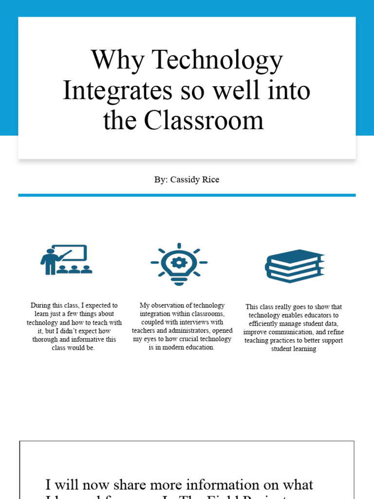 computer in education final | PDF | Classroom | Teachers