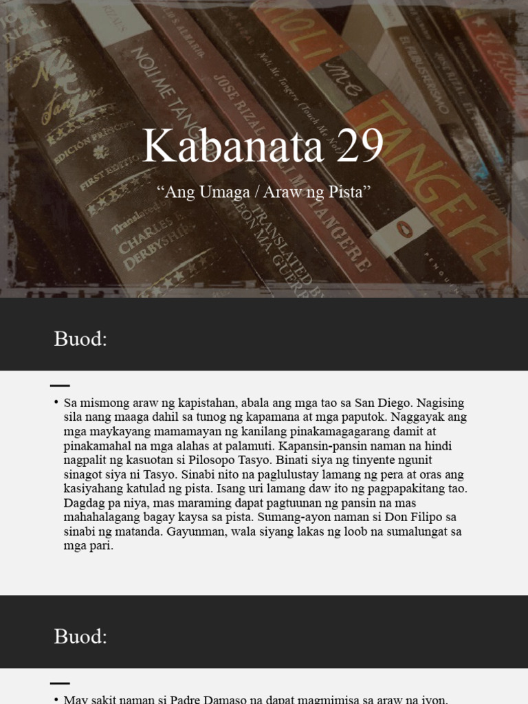Kabanata 29 | PDF