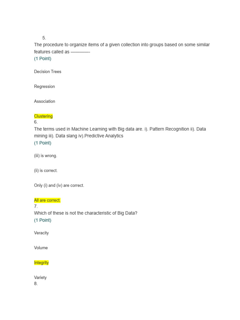 BigData ML | PDF | Cluster Analysis | Linear Regression