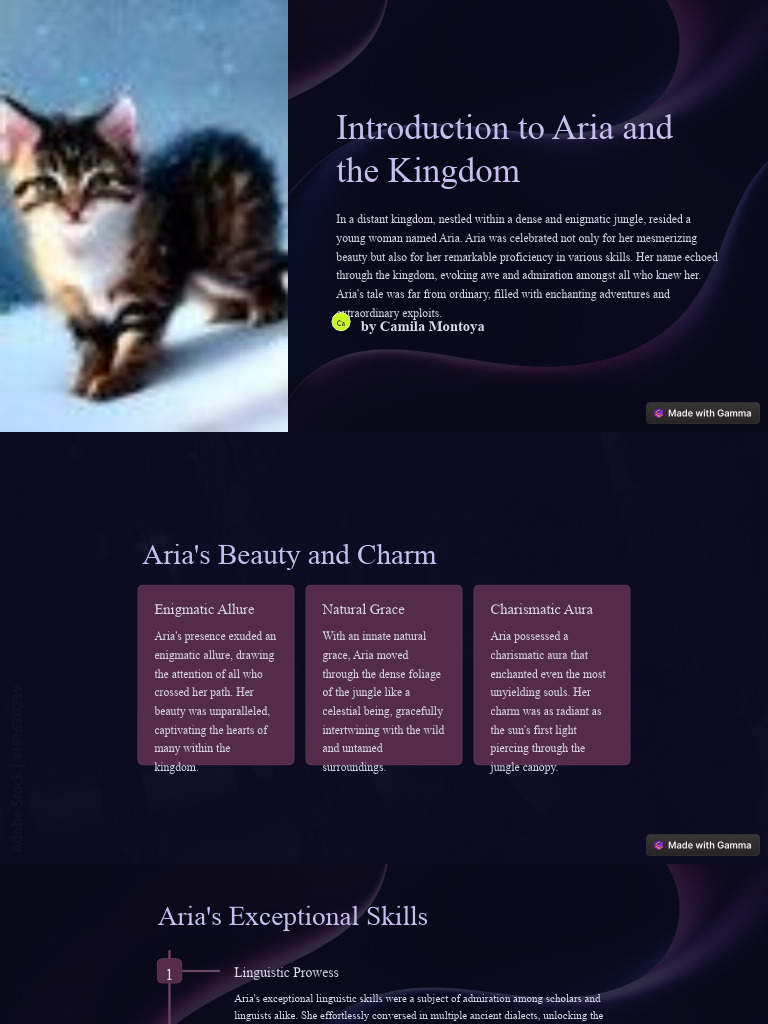 Introduction To Aria and The Kingdom | PDF | Jungle
