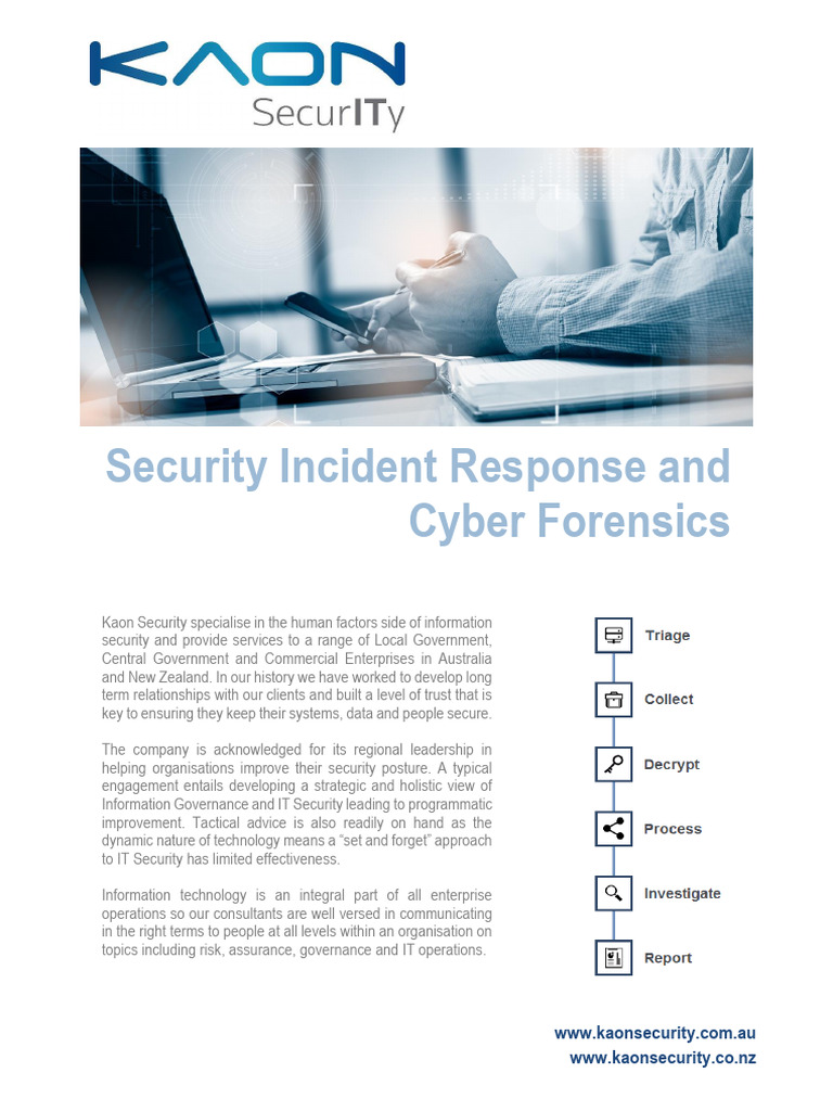 Security Incident Response and Cyber Forensics | PDF | Security | Computer Security