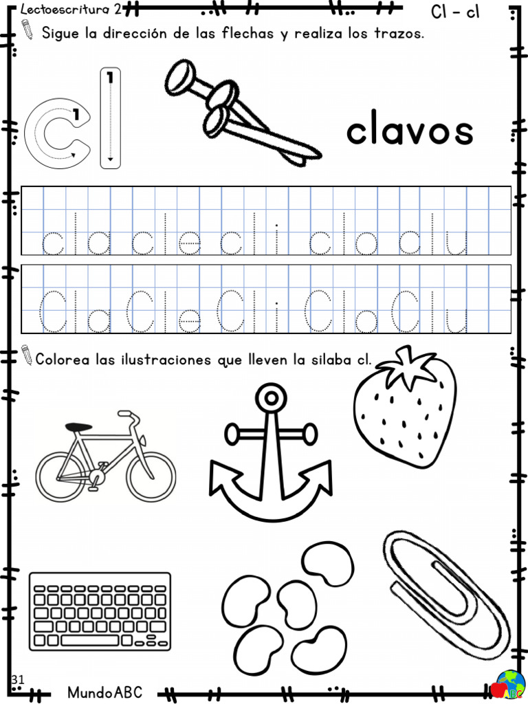 Cuadernillo Lectoescritura 3 - Silabas Trabdas | PDF | Artes del ...