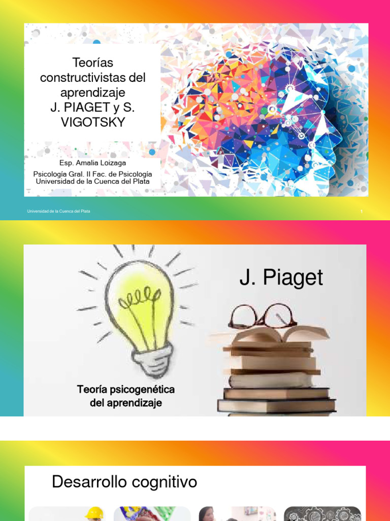 Aprendizaje Piaget y Vigotsky | PDF | Aprendizaje | Constructivismo (filosofía de la educación)