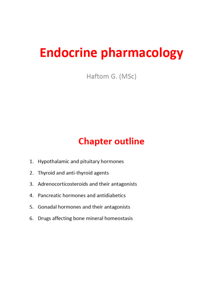 The Hypothalamic-Pituitary-Endocrine Axis | PDF | Growth Hormone ...