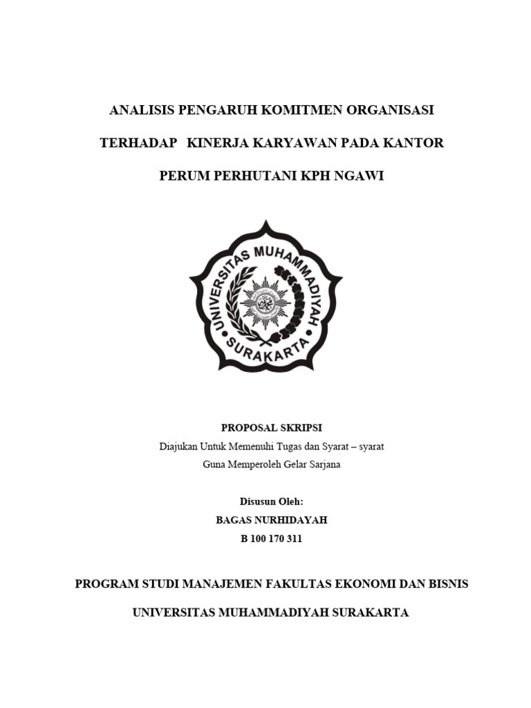 Pengaruh Komitmen Organisasi Karyawan | PDF | Karier & Perkembangan