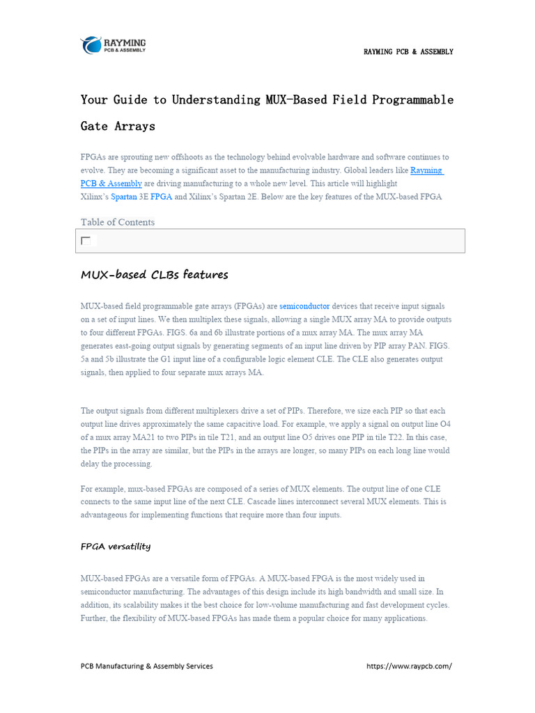 How To Choose The Best Cheap PCB Manufacturer | PDF | Field Programmable Gate Array | Digital ...