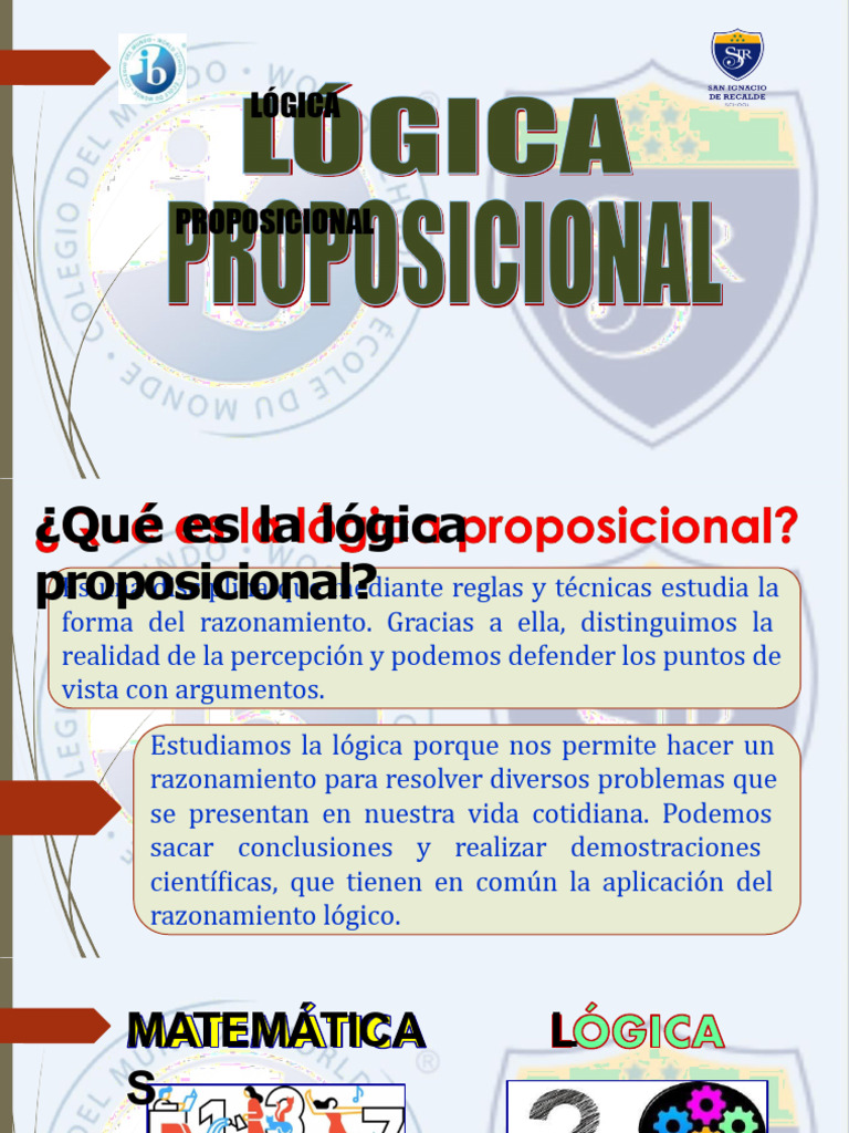 LOGICA_PROPOSICIONAL | PDF | Proposición | Lógica