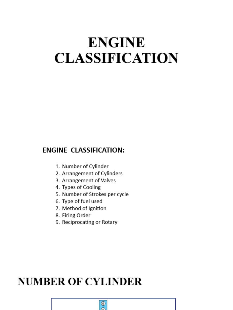 3. Engine Classification | PDF