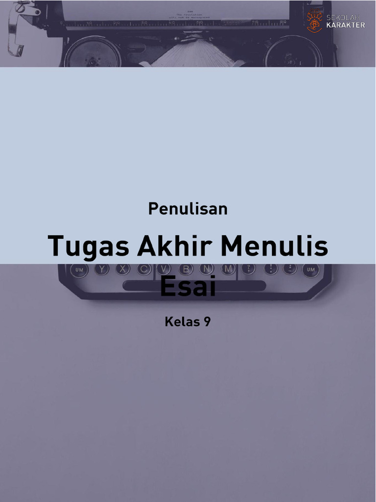 Salinan Panduan Dan Contoh Penulisan Esai | PDF
