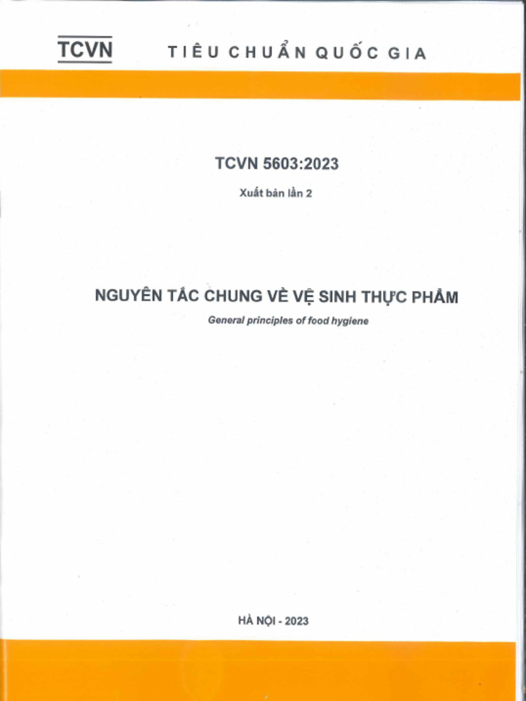 Tiêu Chuẩn TCVN 5603 2023 | PDF