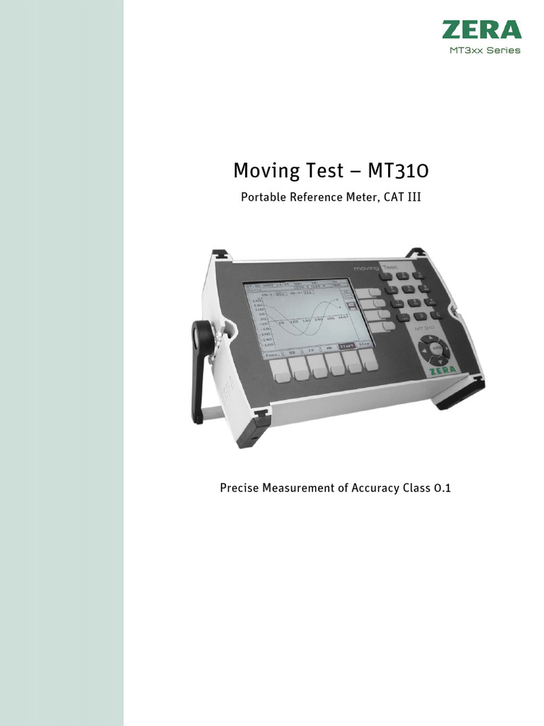 ZERA MT310 Manual | PDF | Metrology | Computer Engineering