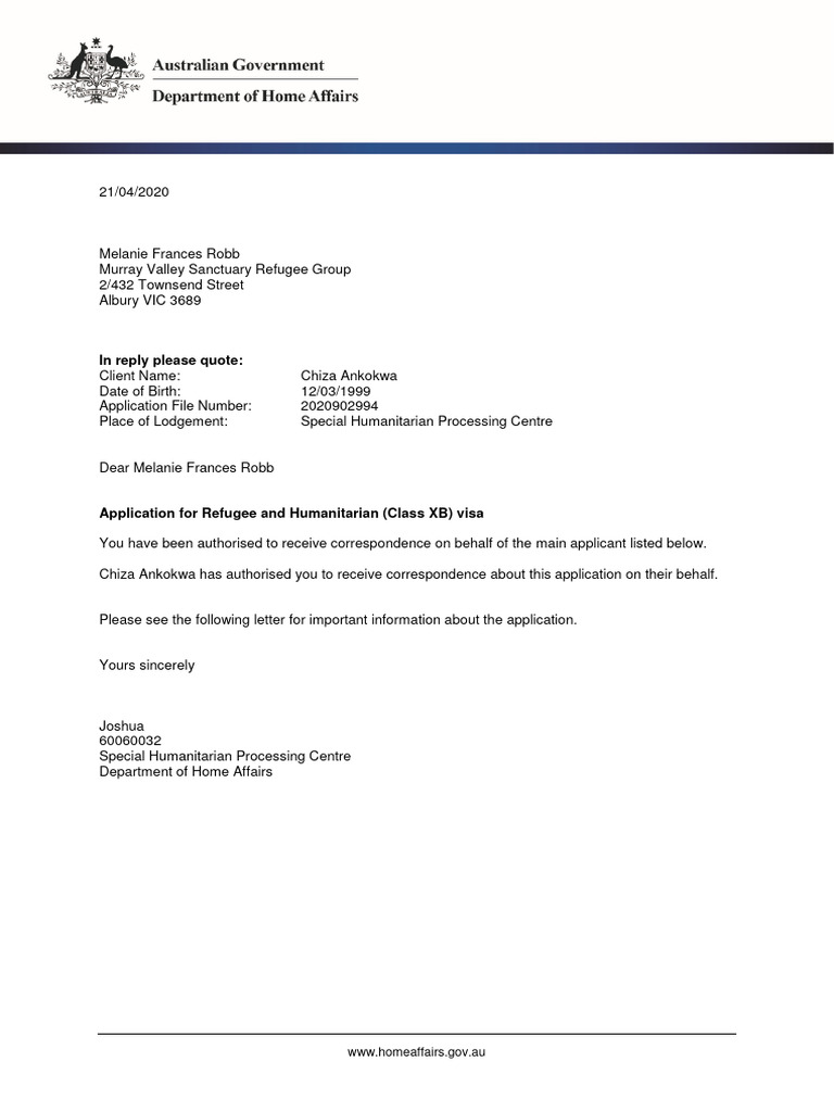 Acknowledgement and Decision Notification Letter - 2020902994 - Chiza ...