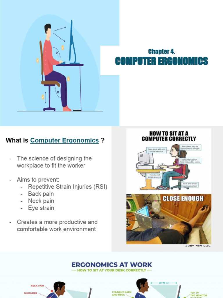 Chapter 4. Computer Ergonomics | PDF