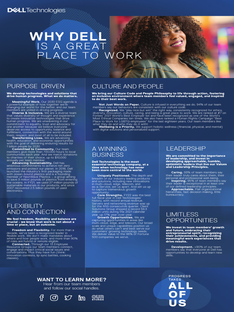 why_dell_is_a_great_place_to_work | PDF | Sustainability | Leadership