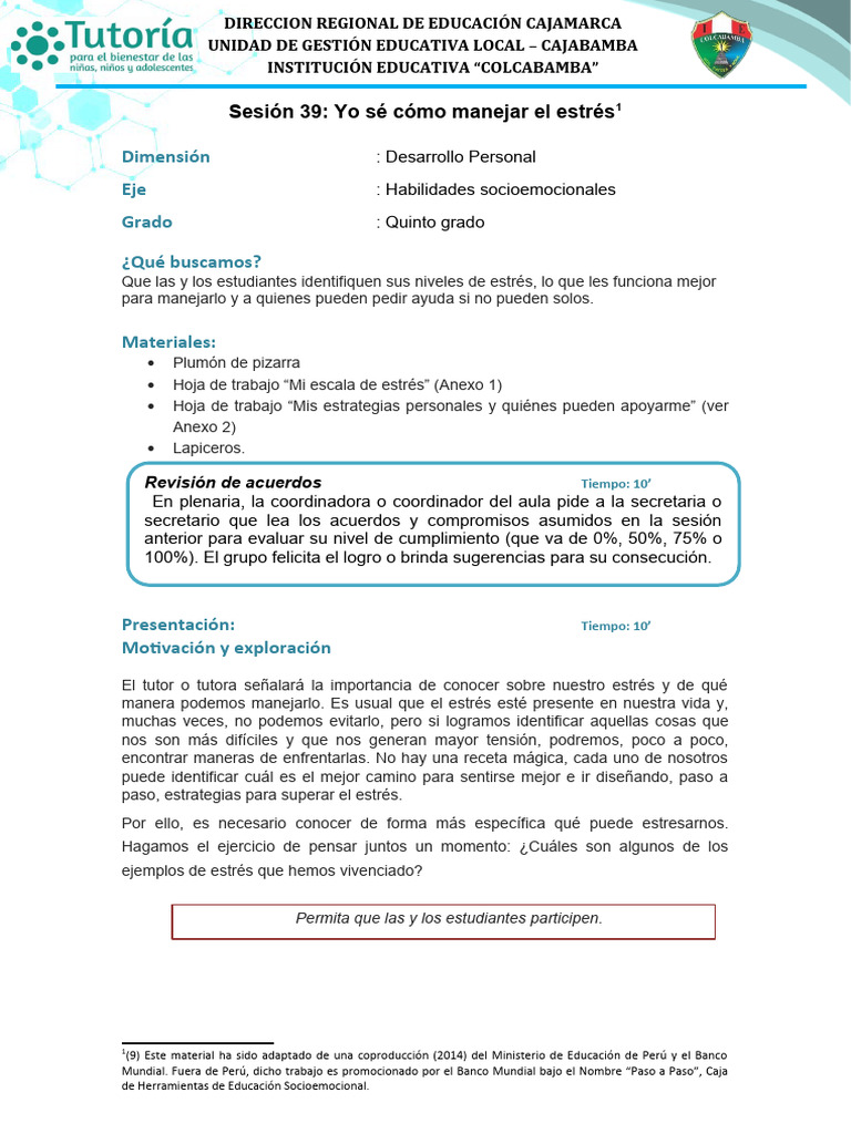 ATI5 - S39 - Dimensión Personal | PDF | Estrés (biología)