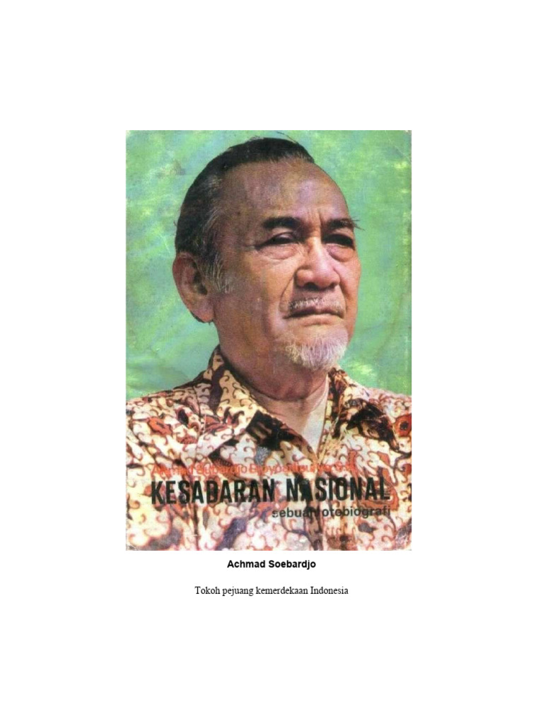 Biografi Achmad Soebardjo, Pahlawan Nasional | PDF | Perjalanan