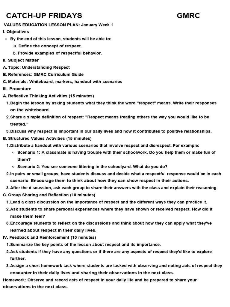 G4 Cuflp@gmrc&values Education | PDF | Self Esteem | Empathy