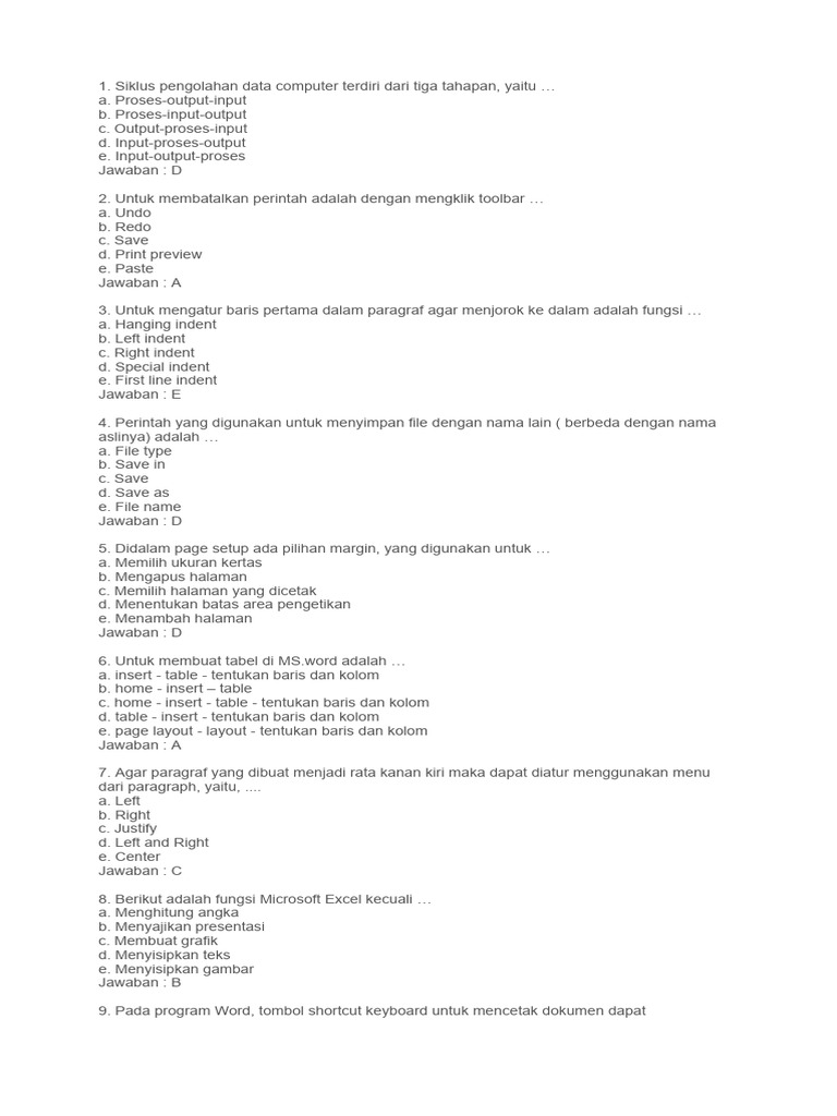 Soal Us Simdik 2022 | PDF | Seni | Komputer