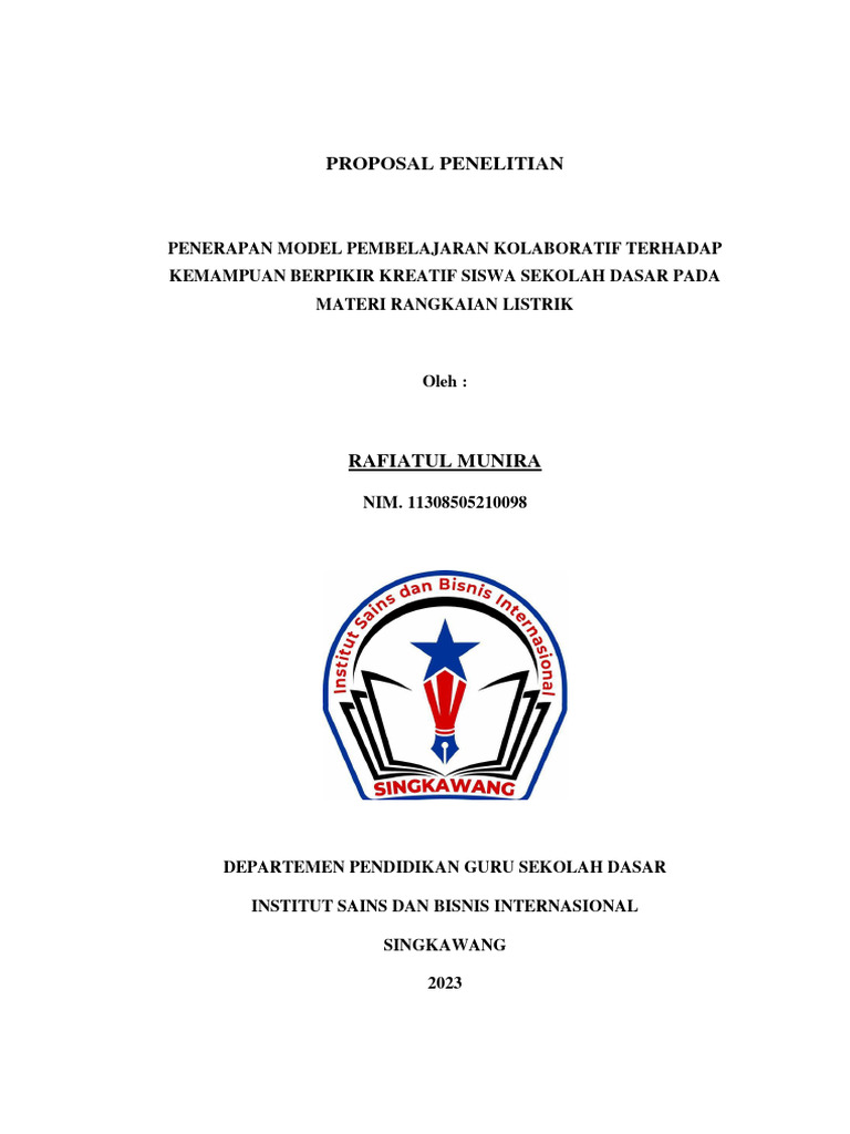 Proposal Kuantitatif | PDF