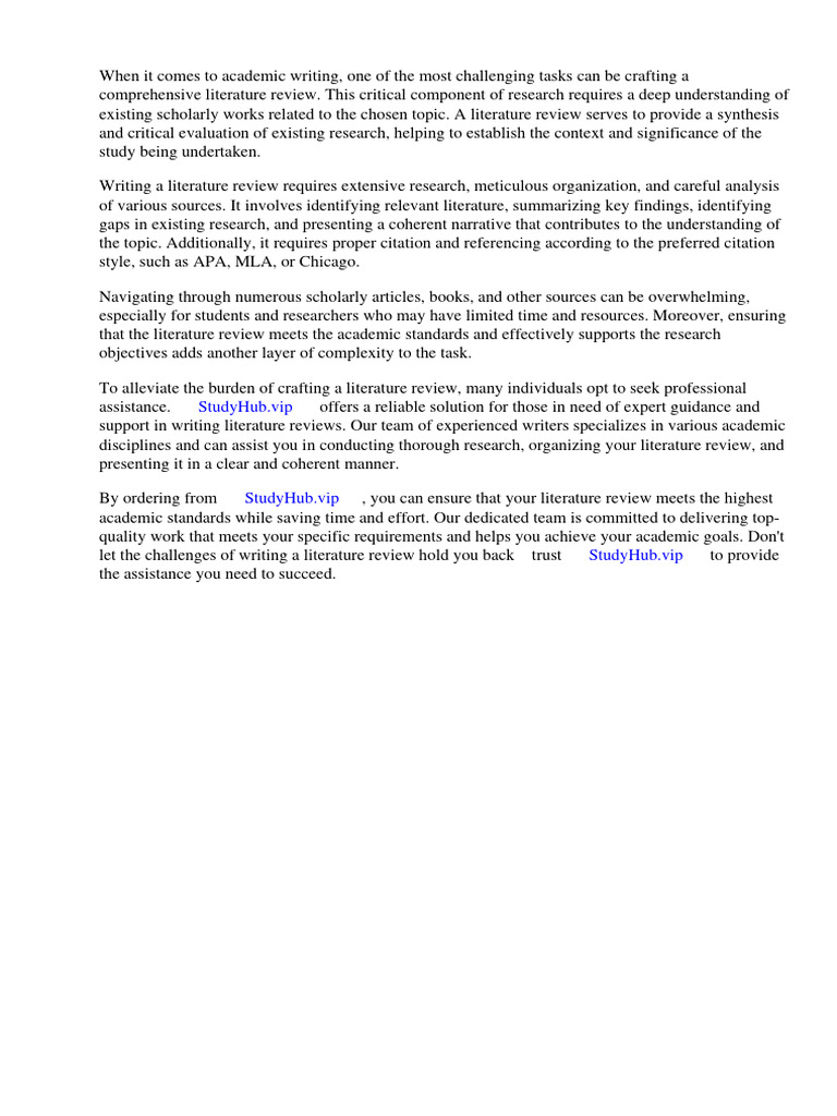 Sample Methodology Literature Review | Download Free PDF | Systematic ...