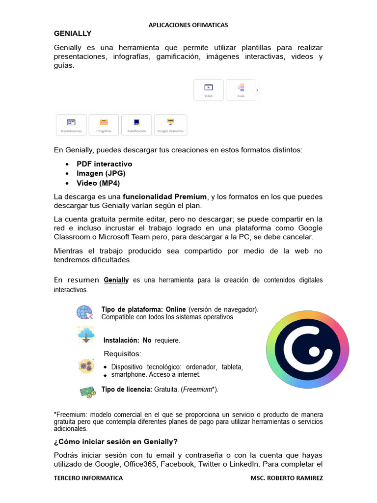 Genially | PDF | Infografia | Red mundial