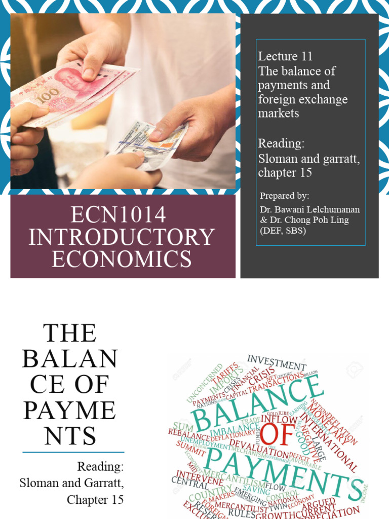 (Lecture 11) - BOP and Exchange Rate (Chap 15) - Elearn | PDF | Exchange Rate | Foreign Exchange ...