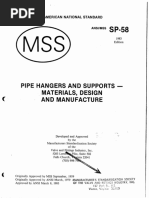 MSS 69 Pipe Hangers and Supports | PDF