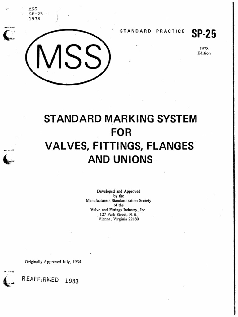 MSS SP-25 | PDF