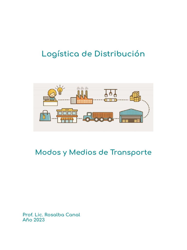 Cuadernillo Clase 5 - Modos y Medios de Transporte | PDF | Transporte ...